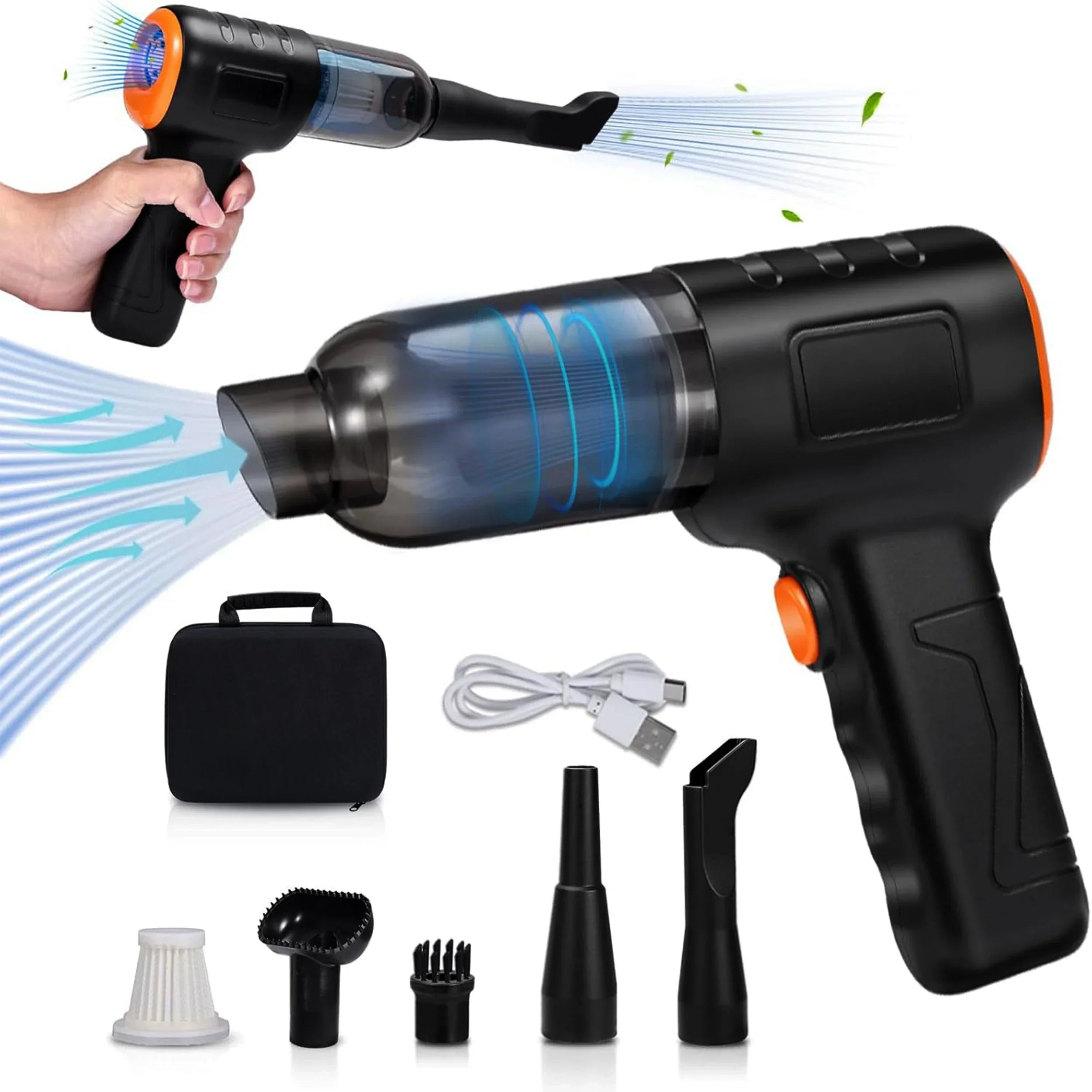 Cordless Car Vacuum Cleaner | Compact, Ultra-Light & Powerful Suction ...